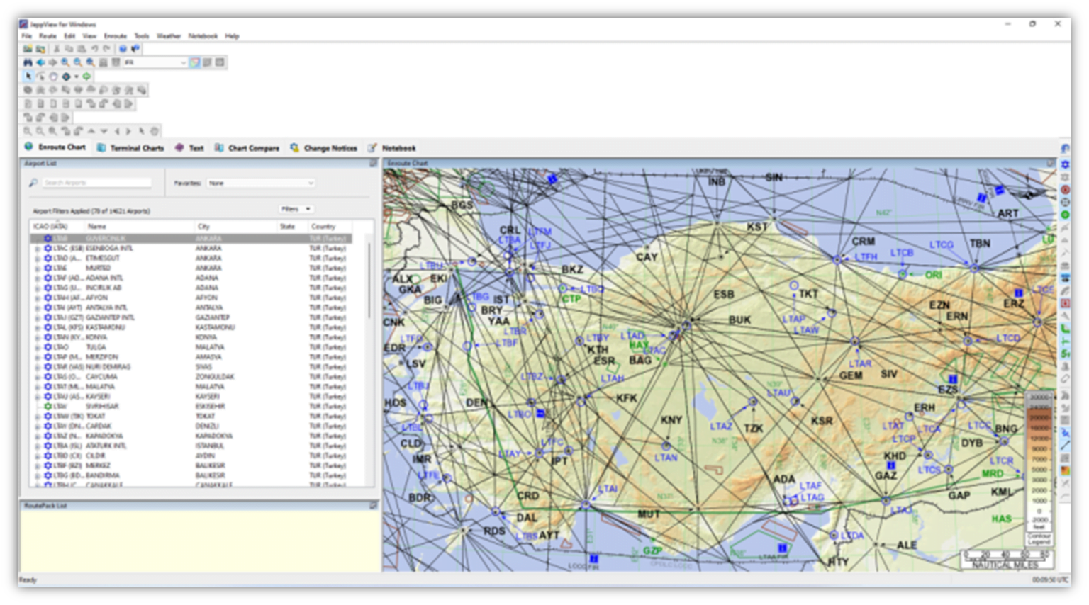 Jeppesen JeppView ve Jeppesen eLink Portal ile Chart Viewer 3